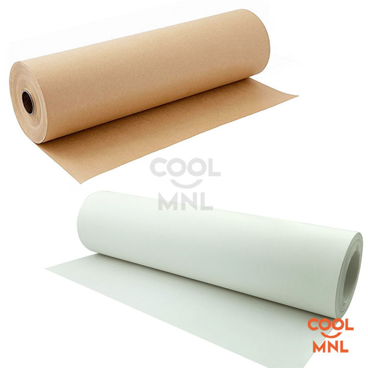 30M White/Kraft Paper Roll Wrapper 11.8" width (CL000049) | Lazada PH