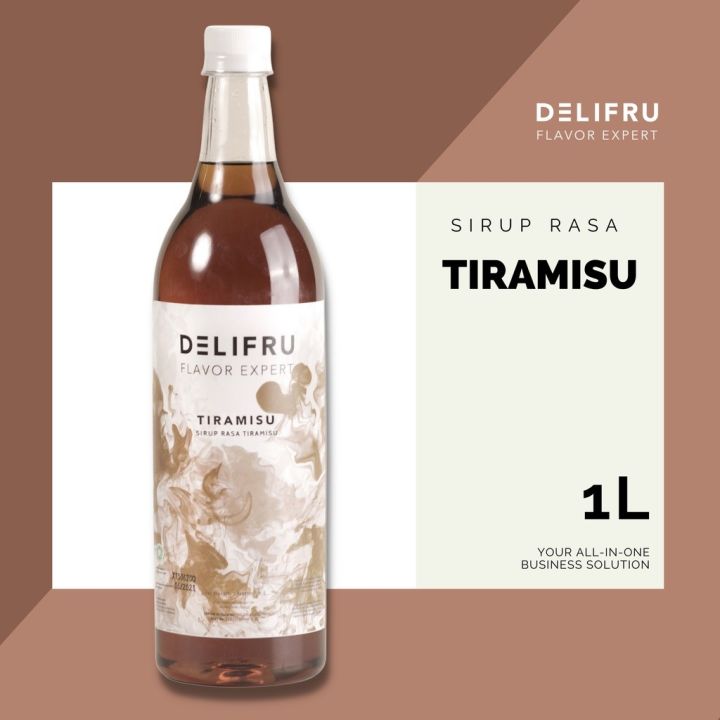 Tiramisu Syrup Delifru 1 Liter - Sirup Tiramisu Premium | Lazada Indonesia