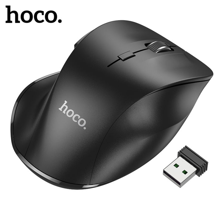 Hoco Gm24 Wireless Mouse Dual Mode Bluetooth 2 4ghz Usb Side Buttons