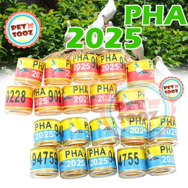PHA Pigeon ring 2025 sing sing ng kalapati Oval Club ring Aluminum Dove ...