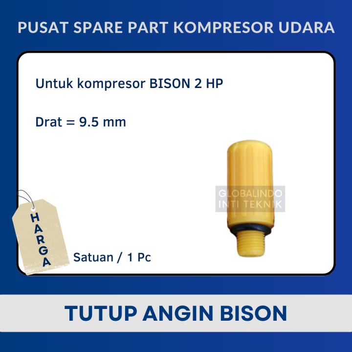 Tutup Angin-Angin Breathing Cover Kompresor Angin BISON 2 HP | Lazada ...