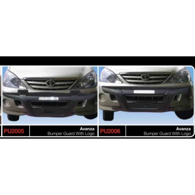 Toyota avanza 2004 2005 2006 front bumper guard protector protect ...