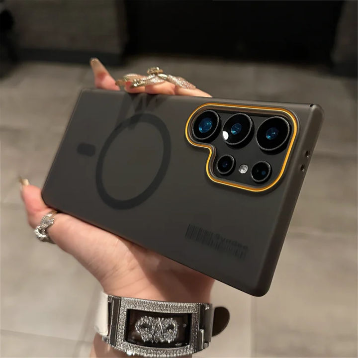 HOCE Matte Magnetic Phone Cases For Samsung Galaxy S25 Plus S25 S24 S23 S22 S21 Ultra Note 20 ...