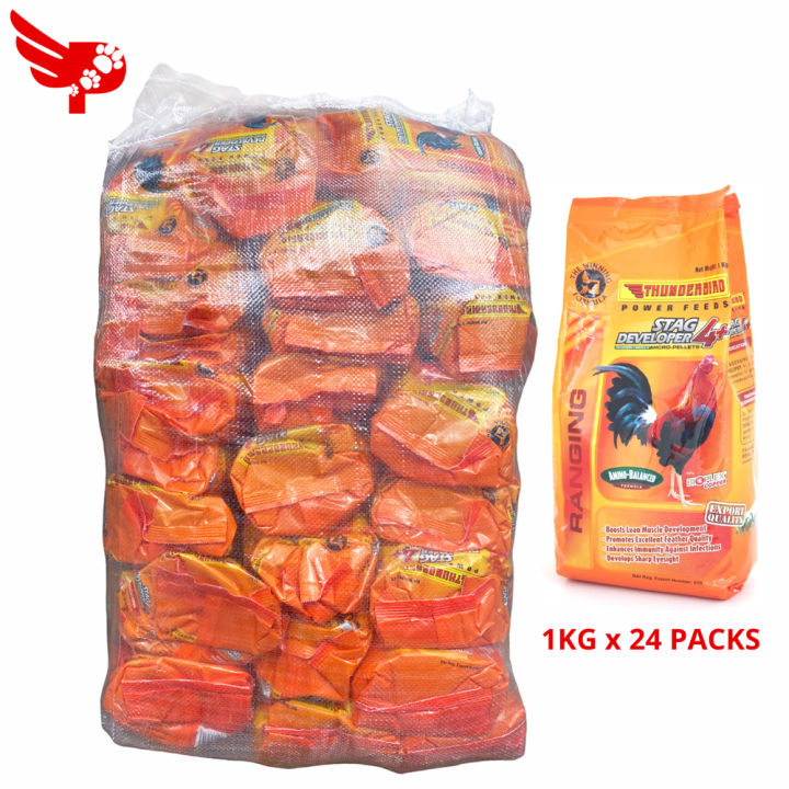 Thunderbird Power Feeds Stag Developer 4+ Ranging - 24KG - 24 packs of ...