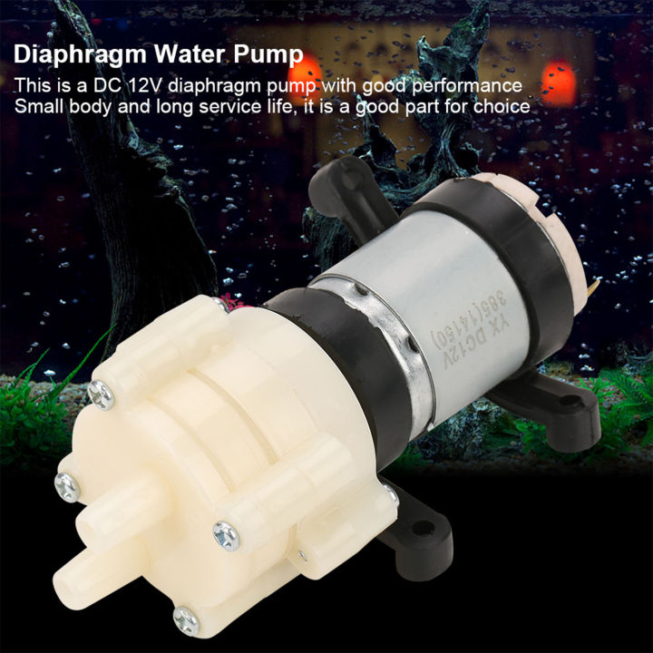 Diaphragm Water Pump DC12V Electric Diaphragm Pump Mini Water Suction ...