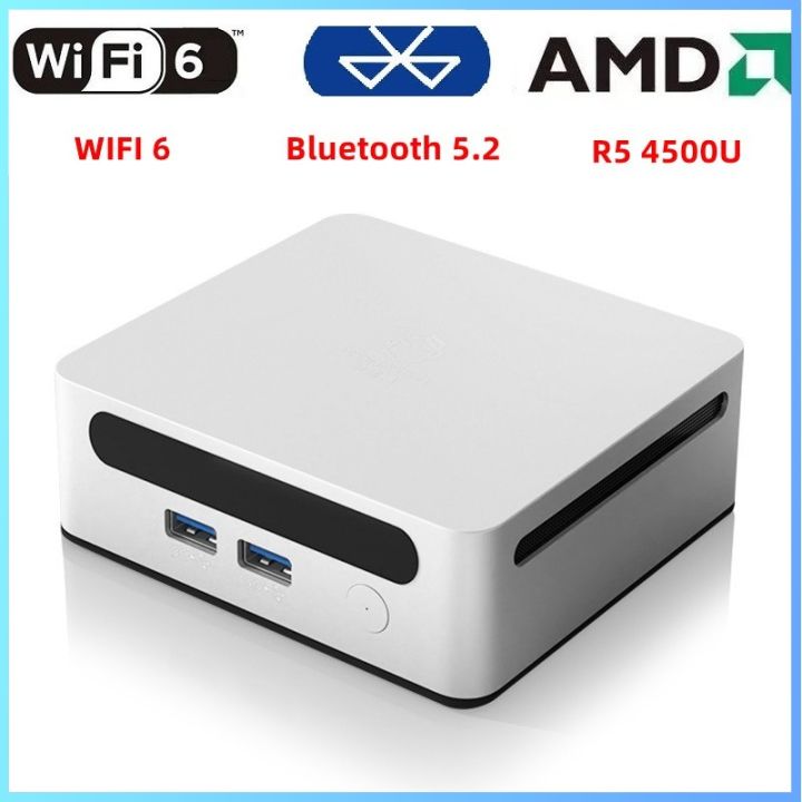 Mini PC AMD Ryzen 5 4500U 6 Cores 6 Threads Windows 11 DDR4 NVME SSD ...