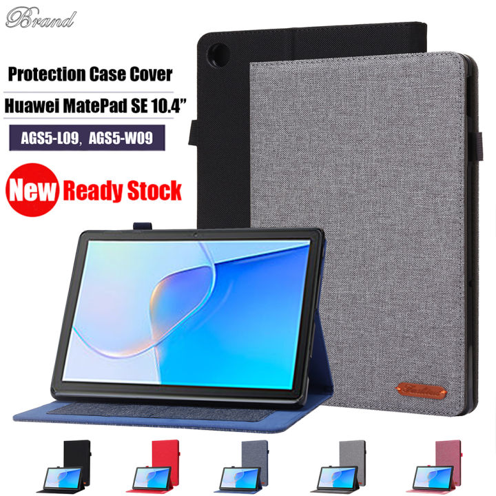 สำหรับ Huawei MatePad SE 10.4 (2022) AGS5-L09 AGS5-W09 Mate Pad SE 10.4นิ้วเคสขาตั้งแท็บเล็ต ...