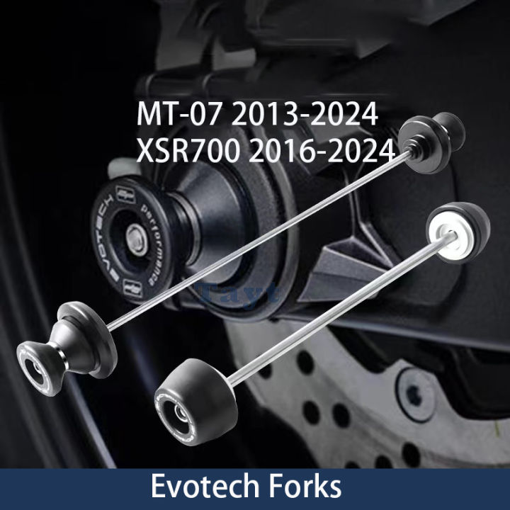 EP Motorcycle Front Rear Axle Fork Wheel Sliders Swing Arm Swingarm ...