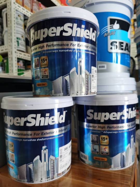 สีรองพื้นปูนใหม่กันด่าง TOA Supershield สีเกรดพรีเมี่ยม ทาง่ายไม่มีสารเคมี ทนทานมากกว่า 15 ปี ...