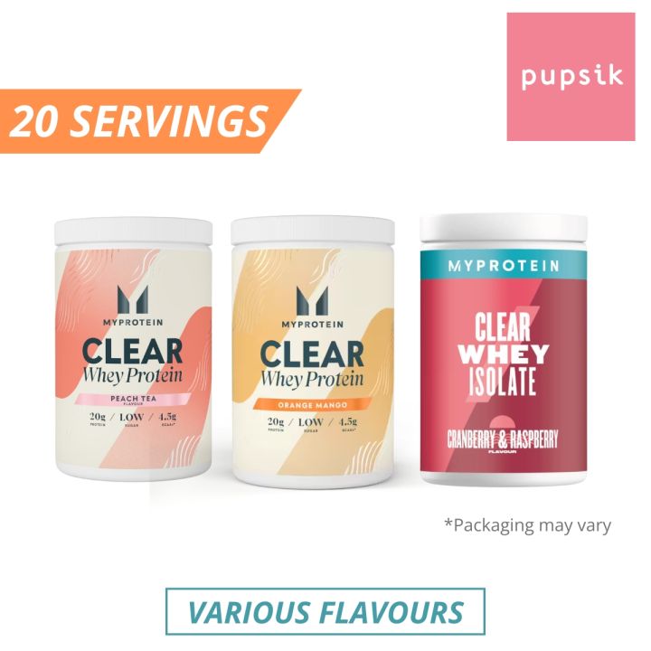 MyProtein Clear Whey Protein Powder, 20 Servings (8 Flavours) | Lazada ...