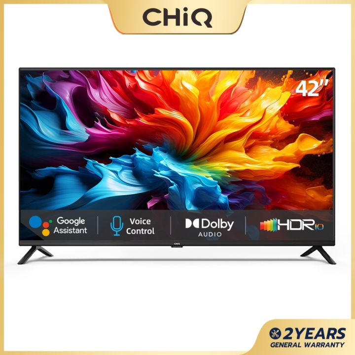 CHiQ L42G6F 42 inch Android 11 Smart TV, FHD , Voice Control, Netflix ...