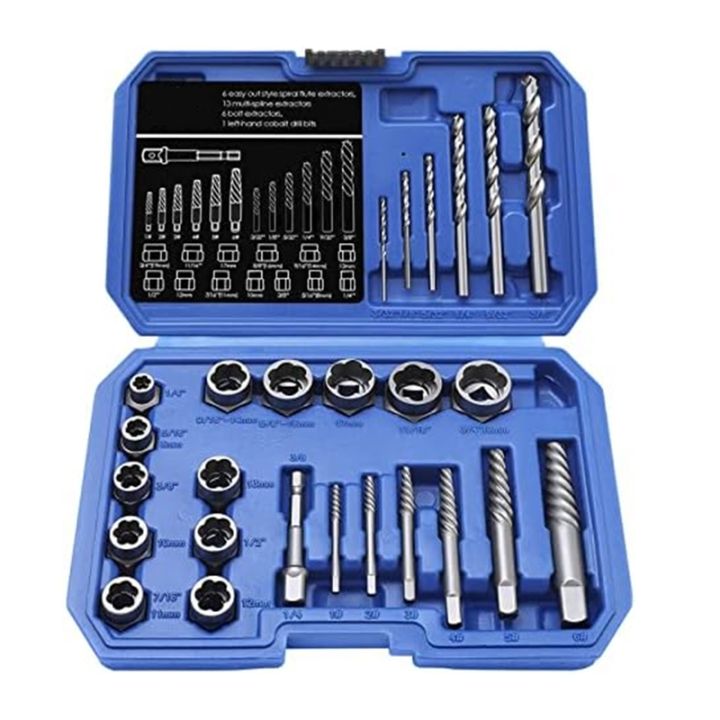 (MJXF) Screws & Bolts Extractor Set Bolts Extractor Set with Hex ...