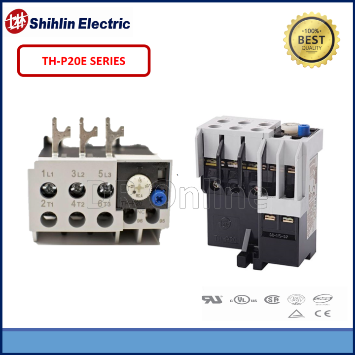 Shihlin Thermal Overload Relay TOR TH-P20E Series For Contactor Use S ...