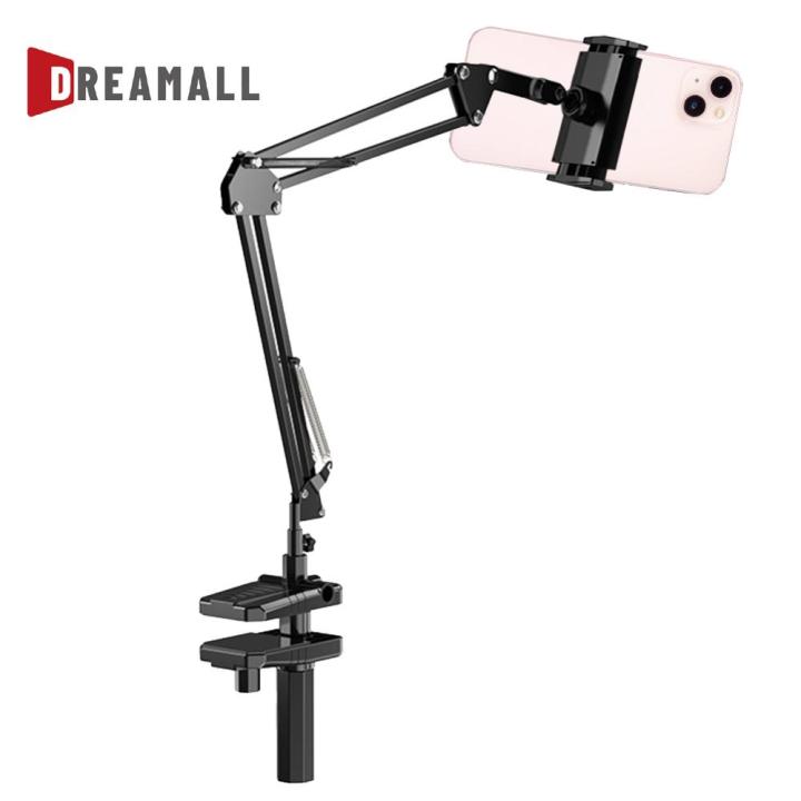 Desk Bed Phone Holder Flexible Arm Foldable Desktop Cantilever Support ...