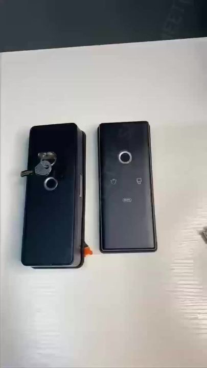 Digital lock metal gate HDB Door Lock Smart Fingerprint Grill Gate Door ...