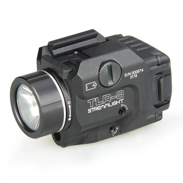 ไฟฉายติดปืน Streamlight TLR-8 ตัวเรือนวัสดุอลูมิเนียม เกรดคุณภาพ หลอด ...