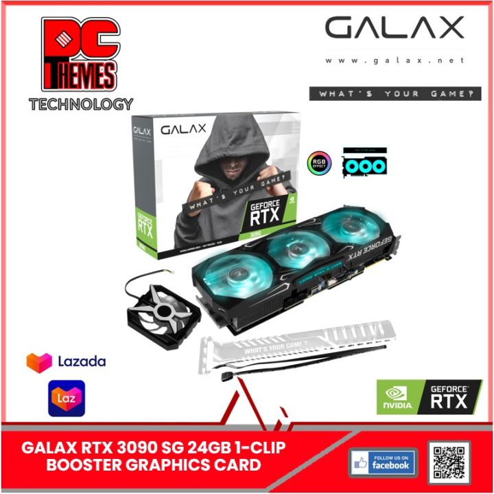 GALAX RTX 3090 SG 24GB 1-CLIP BOOSTER GRAPHICS CARD | Lazada Singapore