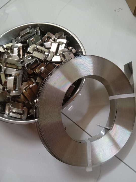 Cuộn dây cáp dài inox 304 dài 30m kích thước 19*0.4mm, 16*0.4mm không ...