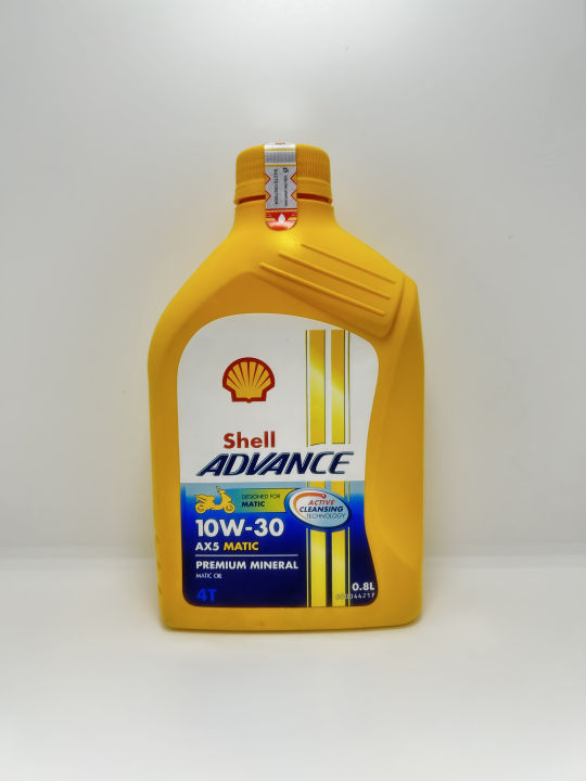 Oli Motor Shell Advance AX5 10W-30 800ml 0.8L Oli Matic Shell Advance ...
