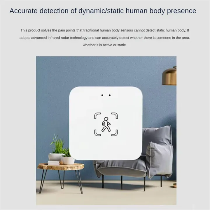 Tuya Zigbee Human Presence Detector with Holder Smart Human Body PIR ...