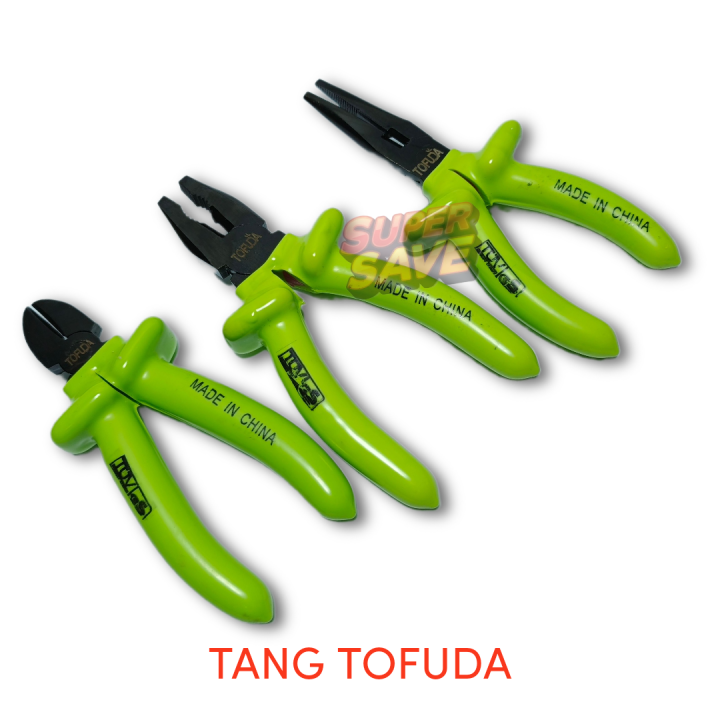 TOFUDA Tang Kombinasi / Tang Potong / Tang Lancip Multifungsi | Lazada ...