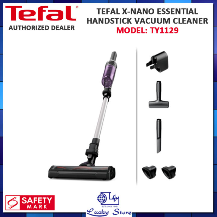 TEFAL TY1129 X-NANO ESSENTIAL HANDSTICK VACUUM CLEANER, ULTRA ...