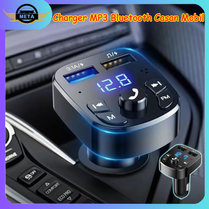 Charger Mobil Bluetooth USB Charger Mobil Super Cepat MP3 Bluetooth ...