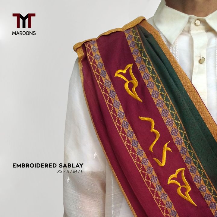 Maroons UP Sablay versity of the Philippines ( Embroidered Baybayin ...