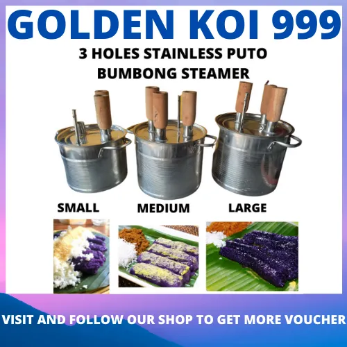 EASY TO CLEAN AND USE HIGH QUALITY STAINLESS PUTO BUMBONG STEAMER WITH ...