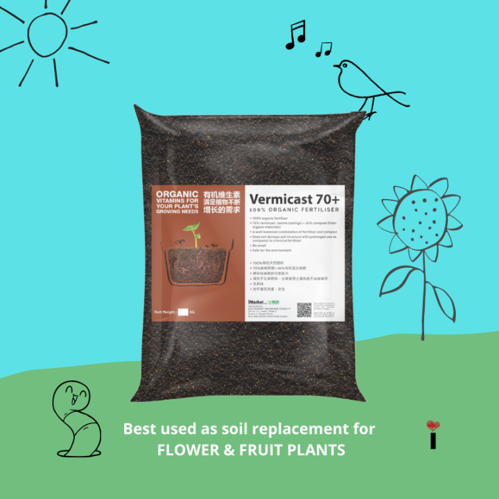 iECO VERMICAST 70+: 70% VERMICAST + 30% COMPOST | Lazada