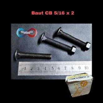BOX - Baut Mur CB 5/16 x 2 inch (Baut Payung) isi 150 pcs | Lazada ...