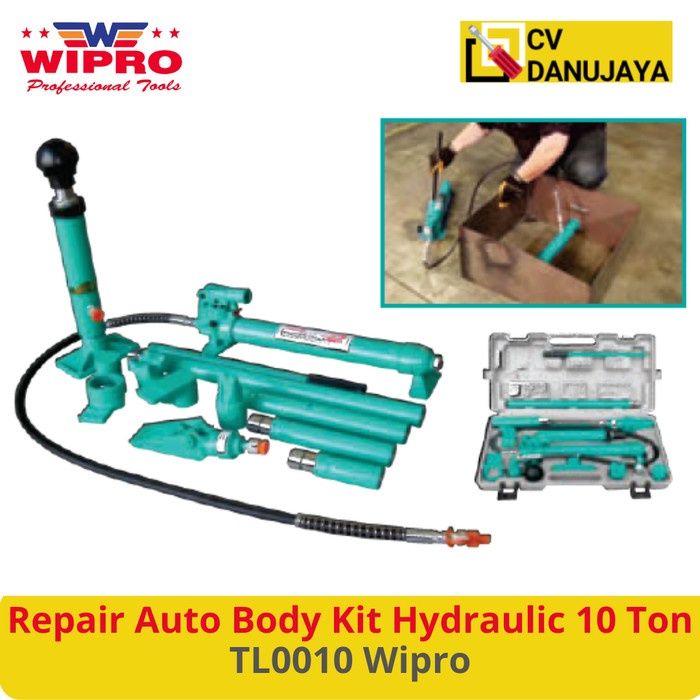 Repair Auto Body Kit Hydraulic Hidrolik Bodykit 10 Ton Wipro TL0010 ...