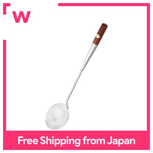 Kanda kan Ladle Stainless Small Made in Japan Wooden Handle ...