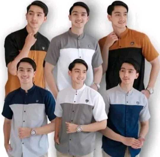 Baju koko viral lengan pendek kombinasi | Lazada Indonesia