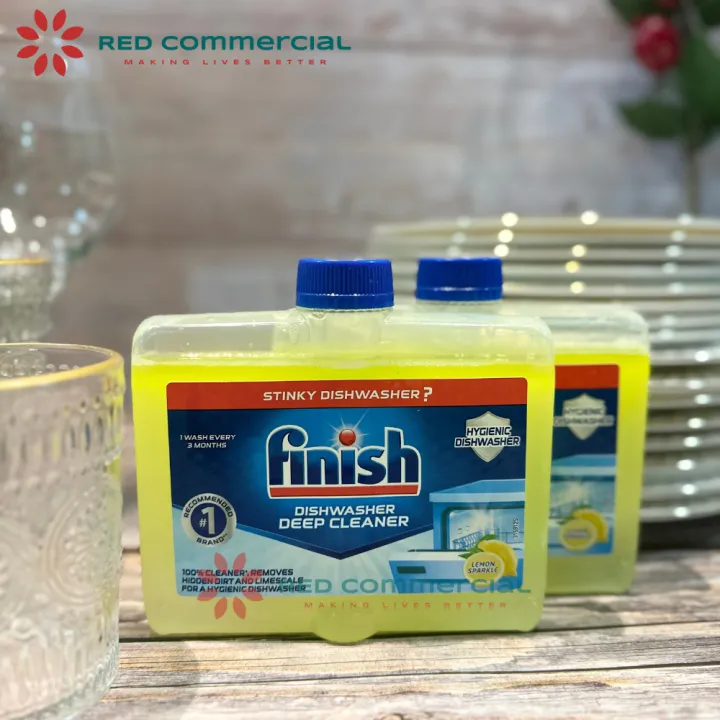 Finish Dishwasher Deep Cleaner, Fights Grease and Limescale, 250ml (1 ...