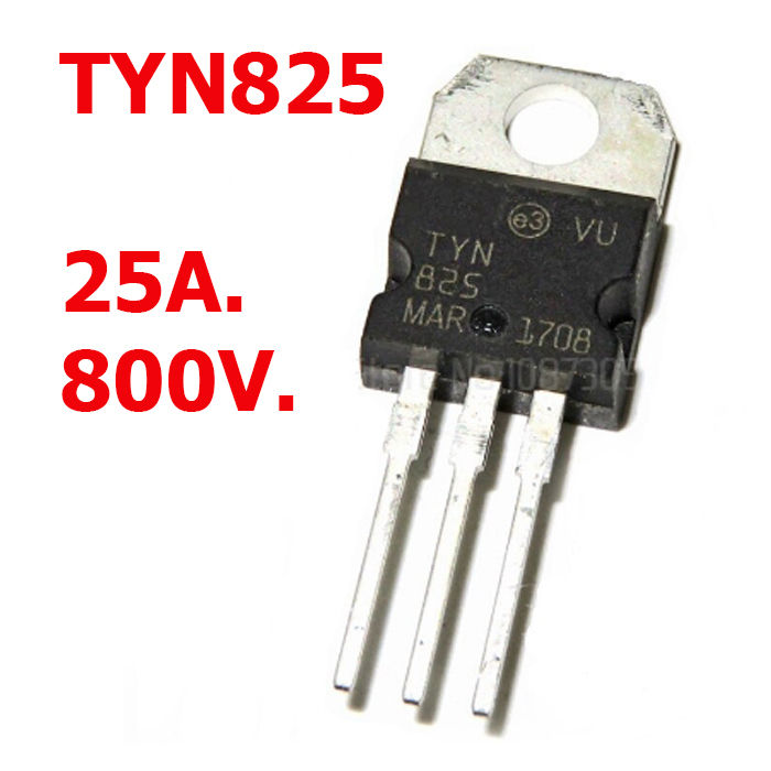 อะไหล่เหมาะสำหรับรั้วไฟฟ้า...TYN825 ทนกระแส 25A ทนแรงดัน 800V SCR ...