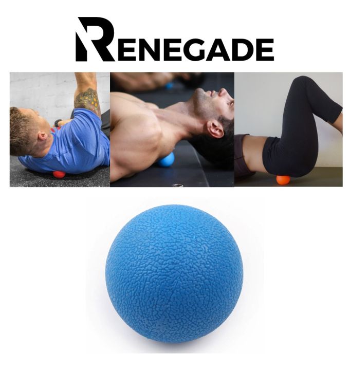 Renegade Lacrosse Massage Ball Diameter 6cm Self Myofascial Release