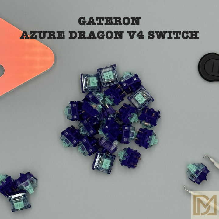 Gateron Azure Dragon Switches v2 Factory Lubed Gopolar Tactile Switch 5 ...