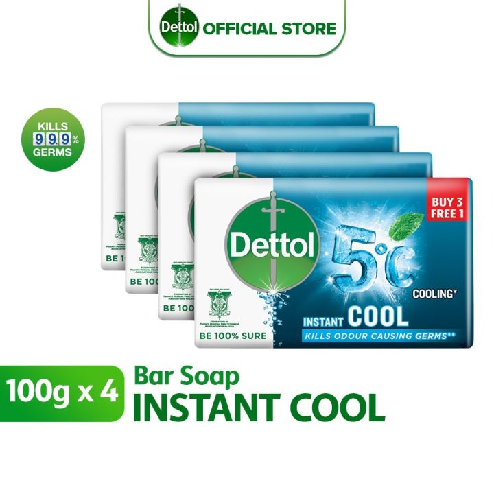 Dettol Body Soap Cool 100G 3 1 | Lazada