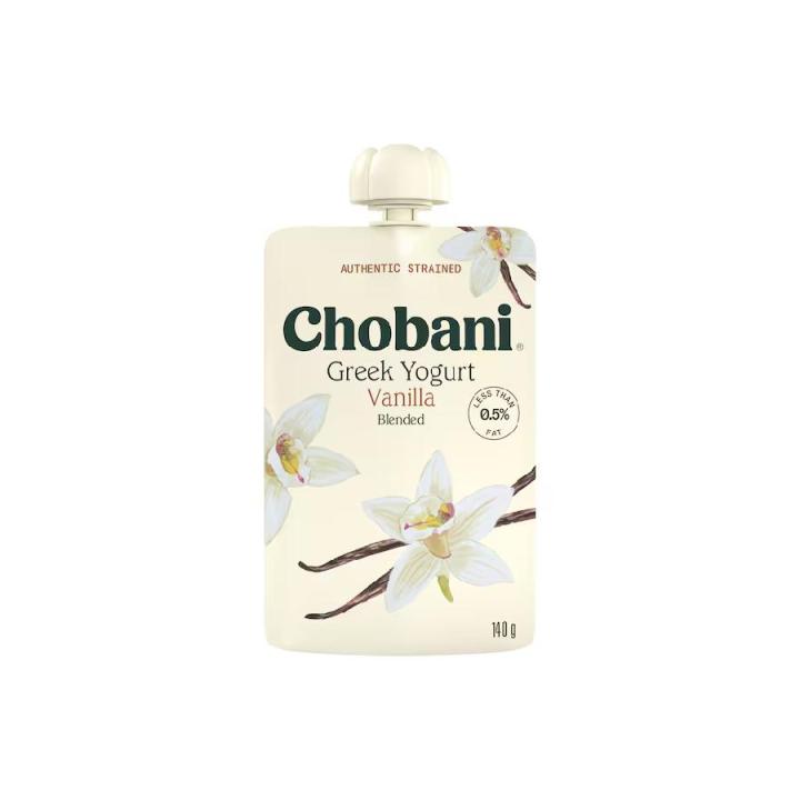 Chobani Vanilla Greek Yogurt (Pouch) (140g) - [Same Day Delivery cut ...
