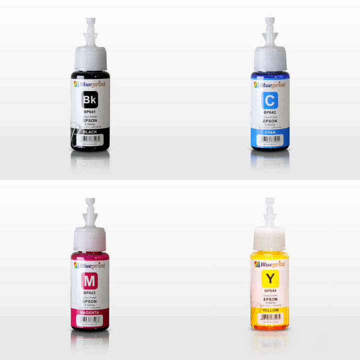 Blueprint Bulk Ink Photo 70 ml Epson 4 Warna Tinta Botol Kualitas Foto ...