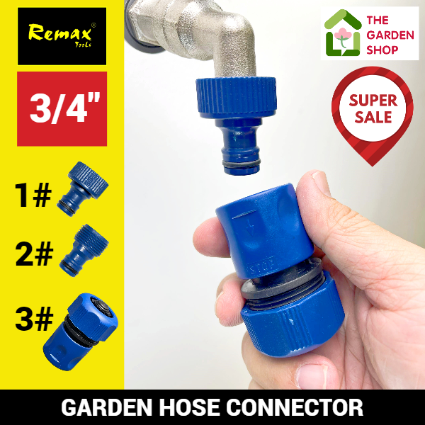 Remax Penyambung Paip Getah Paip Air Heavy Duty Garden Hose Connector ...