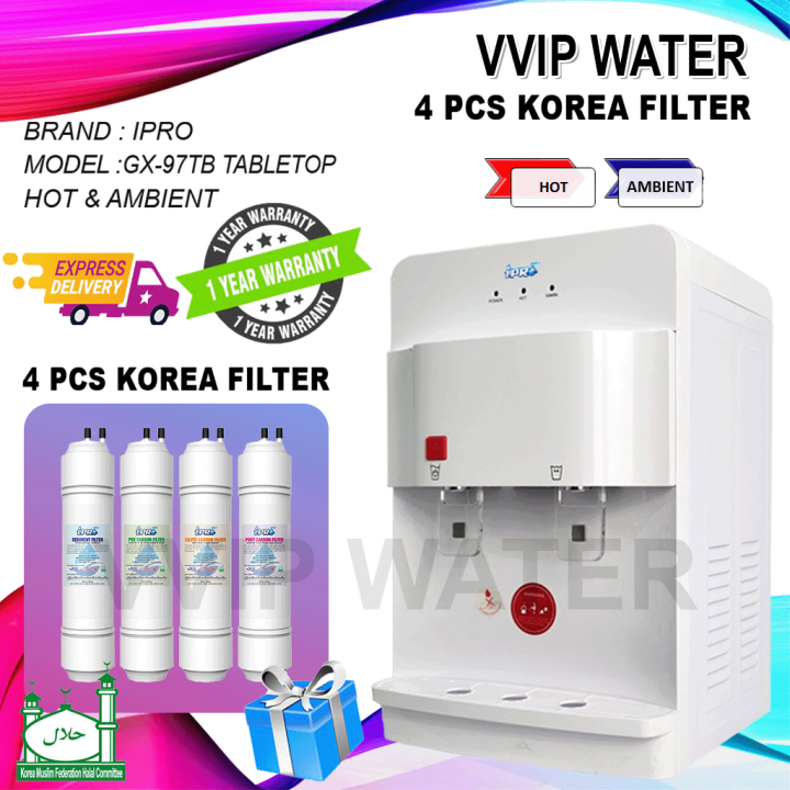 iPRO Alkaline Water Dispenser Hot & Normal Model : GX-97TB or FO-221T ...