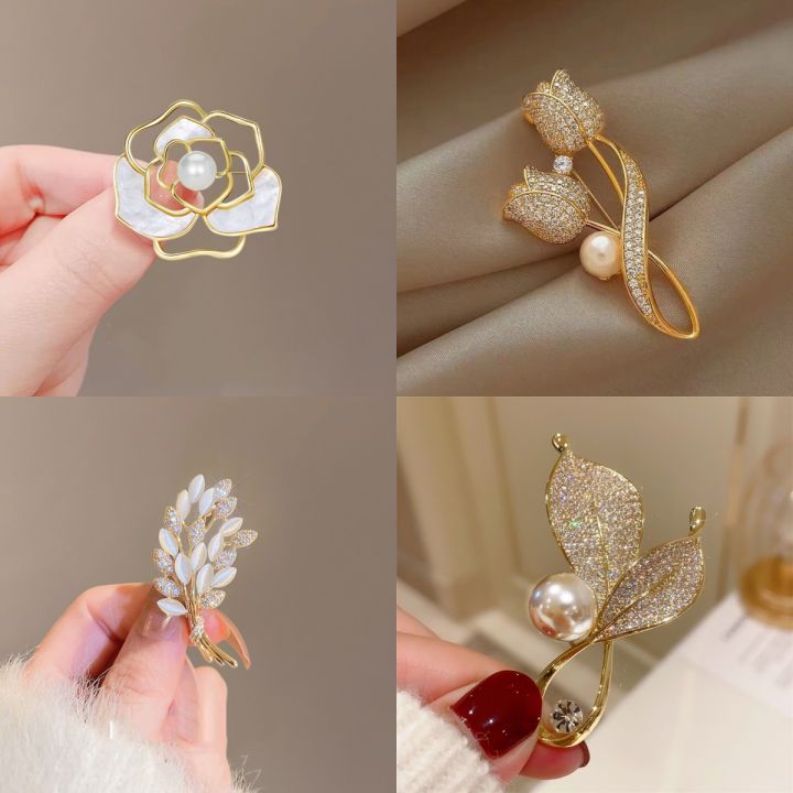Elegant Brooches Jewelry for Women Fashion Costume Broaches and Pins ...