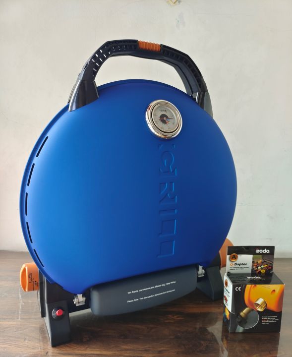 IRODA O-GRILL 700T (with Thermometer) PORTABLE GAS GRILL - Colour Blue ...