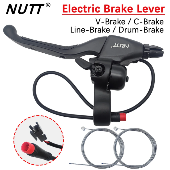 NUTT E-Bike Scooter Electric Brake Lever Bike Bicycles 22.2MM With Bell ...
