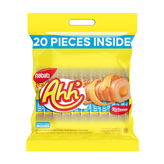 NABATI Ahh Richeese Richoco Coated Snack 96G | Lazada