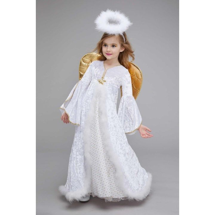 Halloween cosplay Costume Girl's Golden Angel Costume Costume Halloween ...