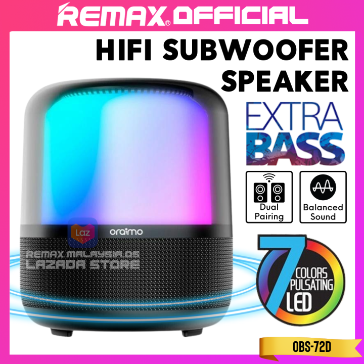 ORAIMO OFFICIAL Super Bass Wireless Rechargeable Portable Bluetooth ...