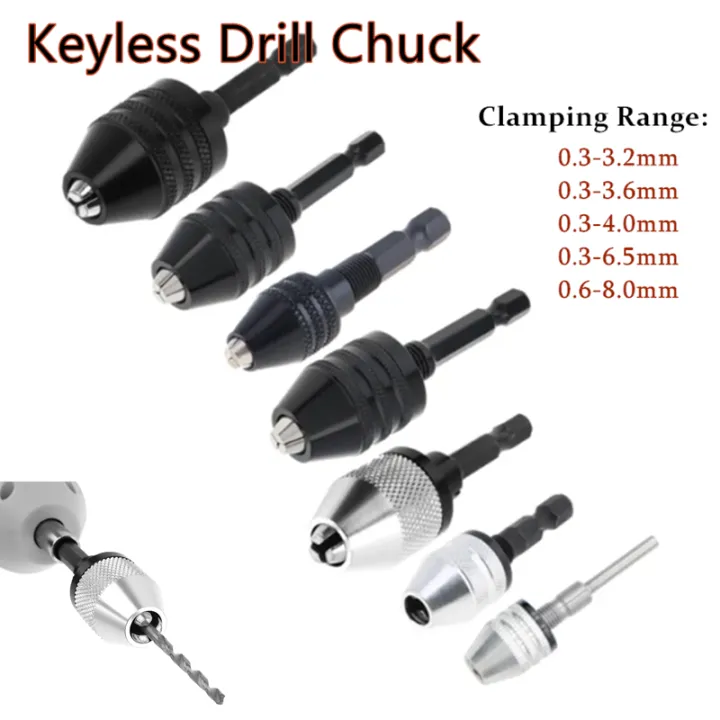 1PC 0.3-13mm Keyless Drill Chuck Conversion Tool Screwdriver Impact ...